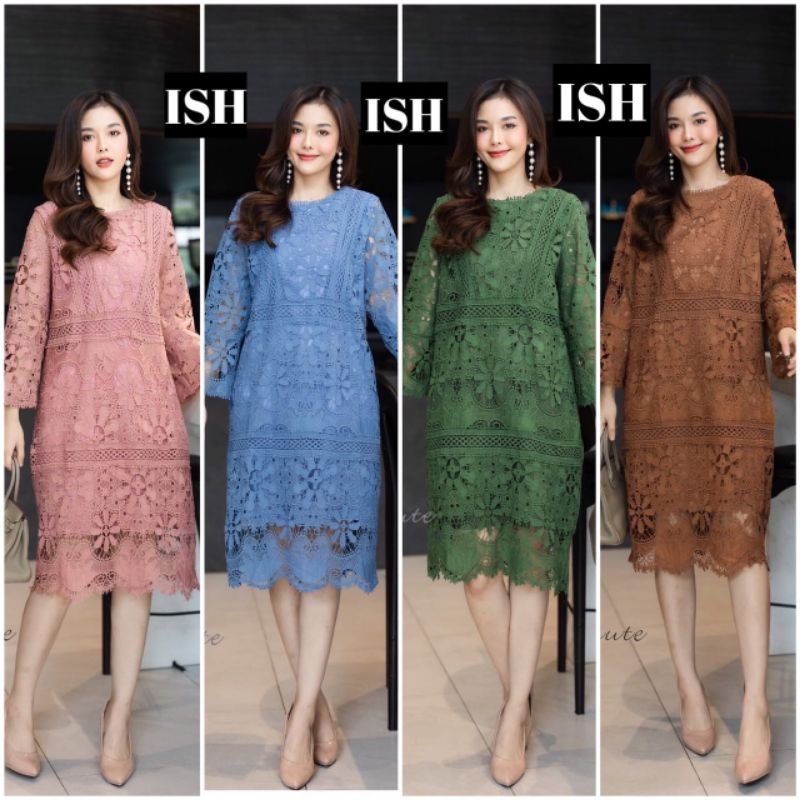 Jual PREMIUM DRESS BROKAT CUTIE MINUTE BANGKOK GAUN PARTY | Shopee ...