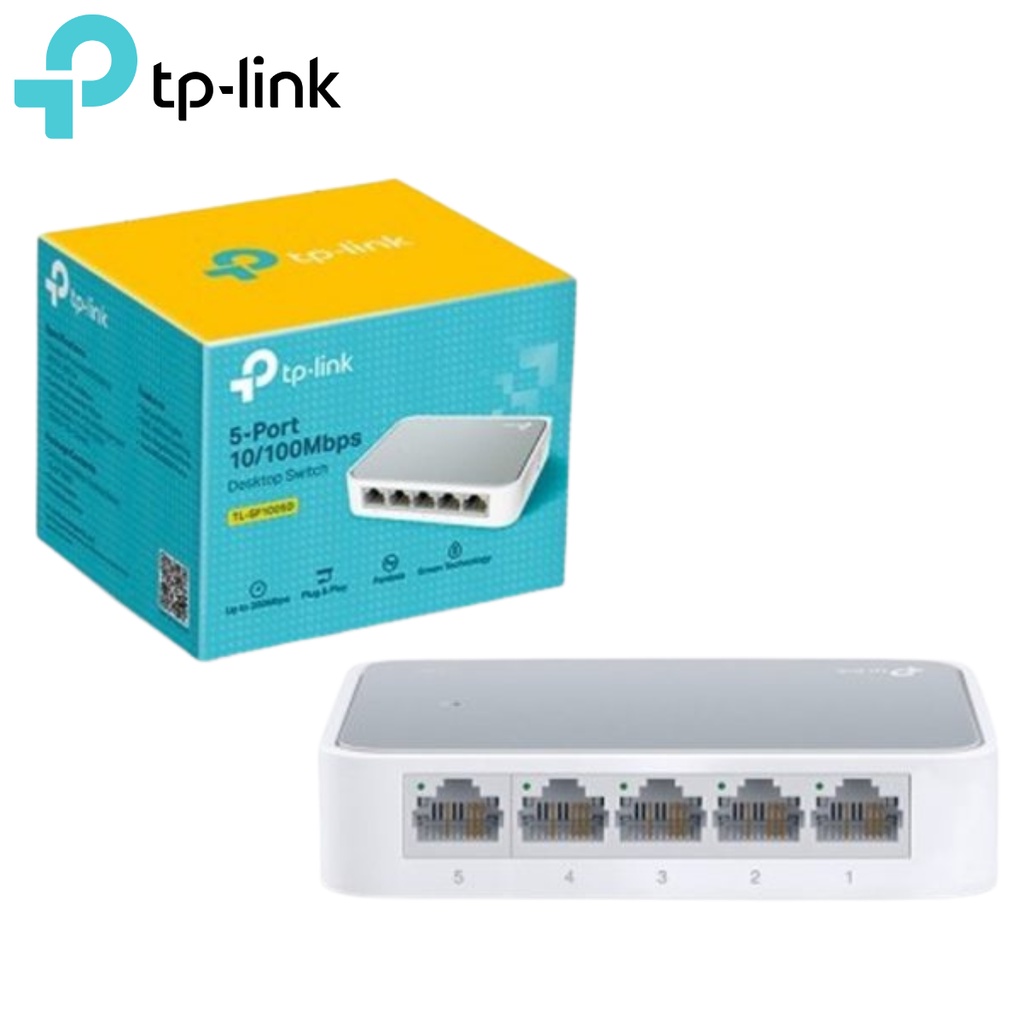 Jual Tp-Link TL-SF1005D 5 Port Switch Hub 10/100Mbps Mini Desktop Switch Ethernet 5Port | Shopee ...