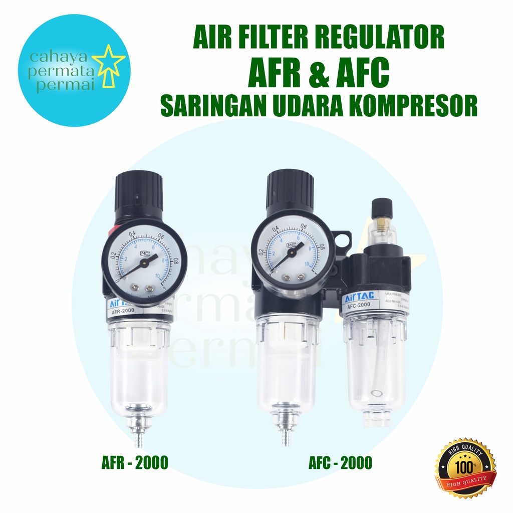 Jual Air Filter Regulator atau Saringan Kompresor AFR2000 AFC2000 ...