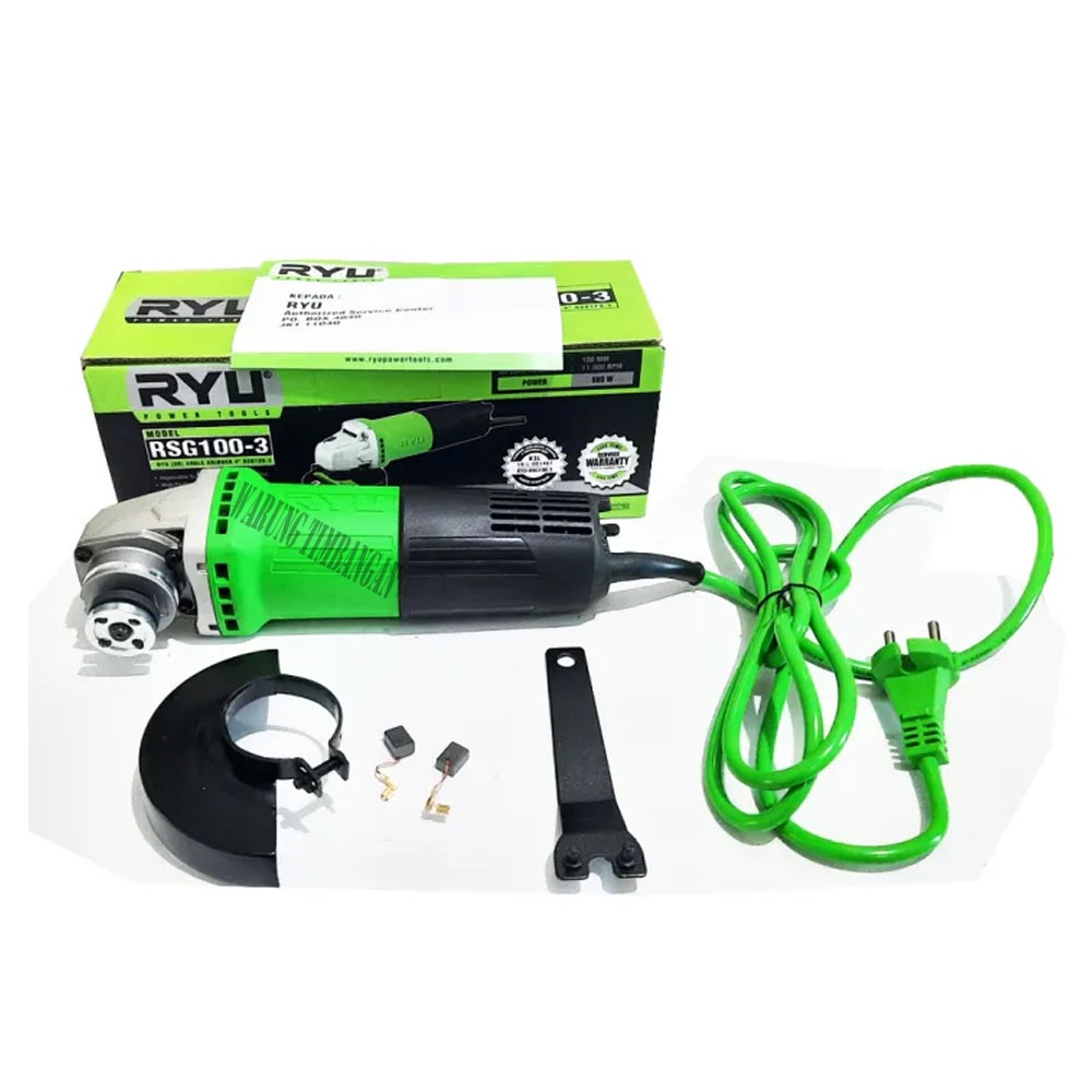 Jual ORIGINAL TEKIRO RYU RSG 100-3 Mesin Gerinda Tangan 4 inch - Angle Disc Grinder | Shopee ...