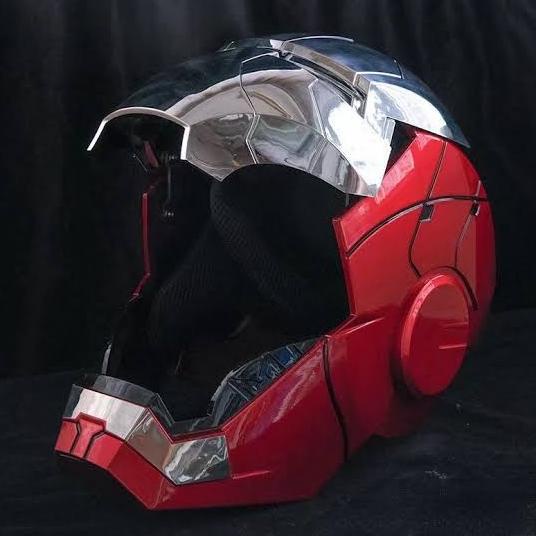 Jual Replica Helm Ironman Mark 5 V Real Size Iron Man AIM Stark Industy ...