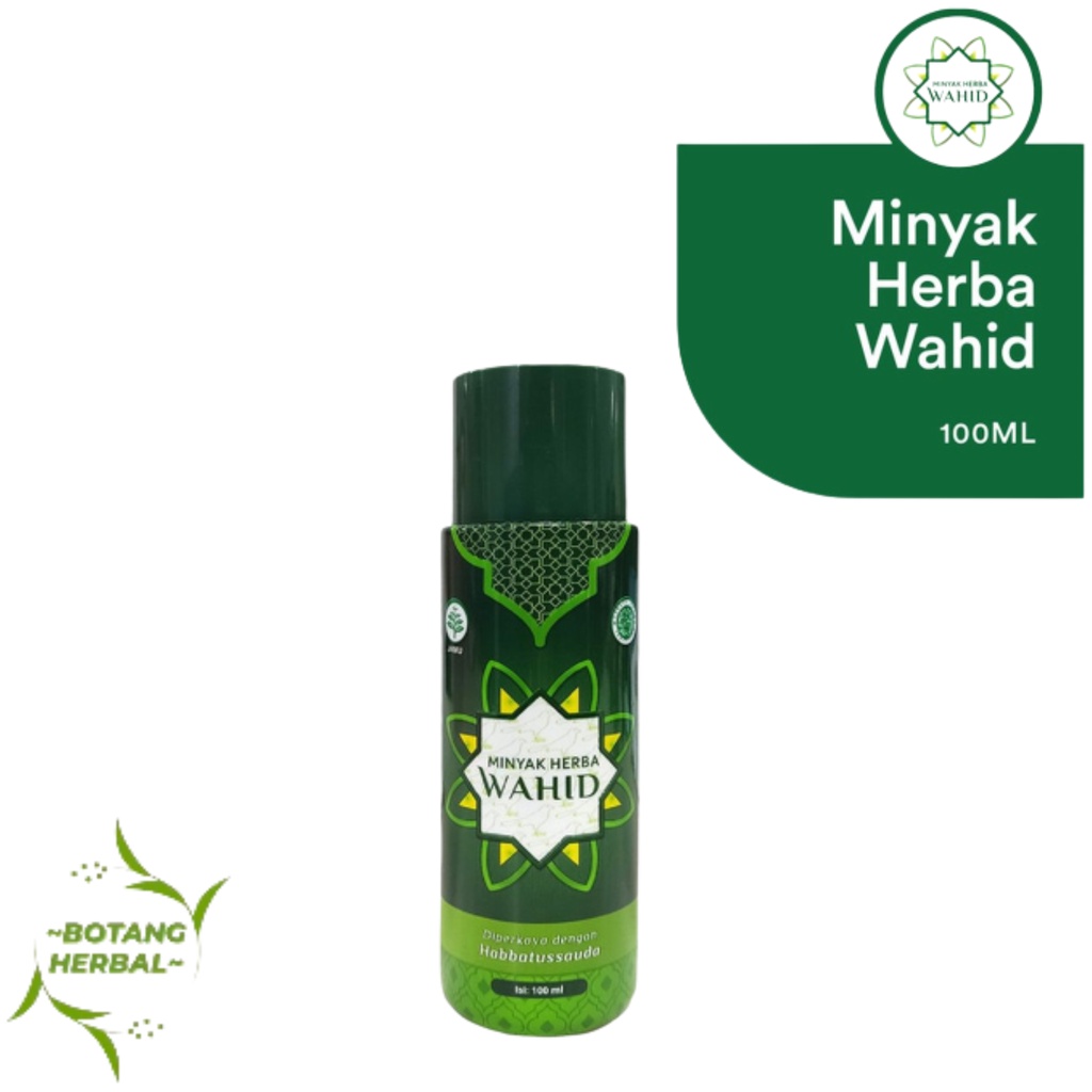 Jual Minyak Herba Wahid 100ml / Minyak Gosok Herba Wahid Serba Guna Dengan Habbatusauda Original ...