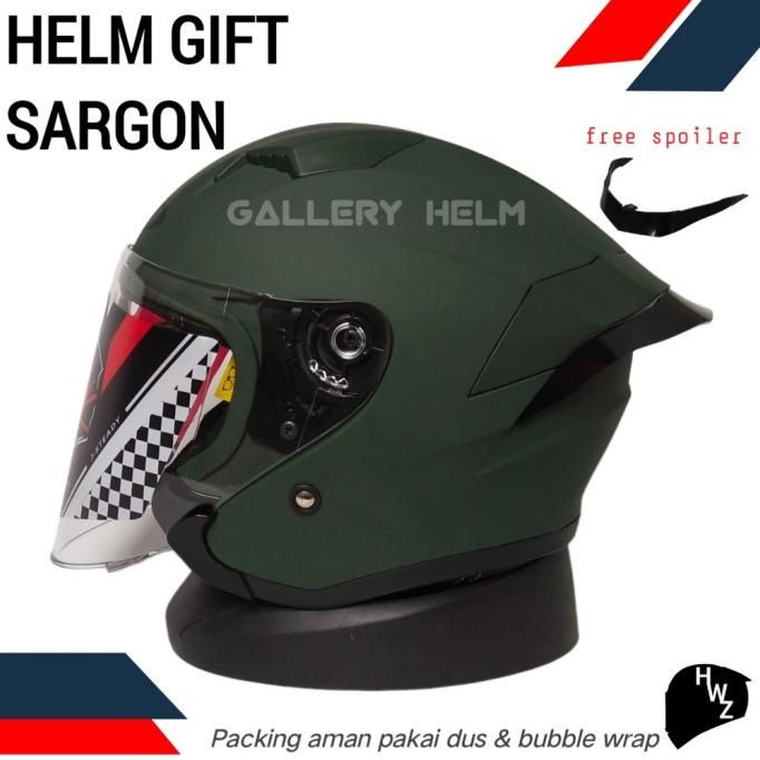 Jual HELM GIFT SARGON ARMY DOFF ORIGINAL HELM HALF FACE | MODEL NJS ...