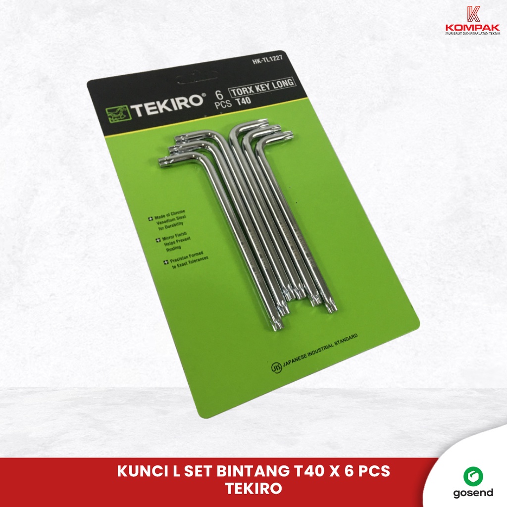 Jual TEKIRO kunci L bintang T40 ORIGINAL | Shopee Indonesia