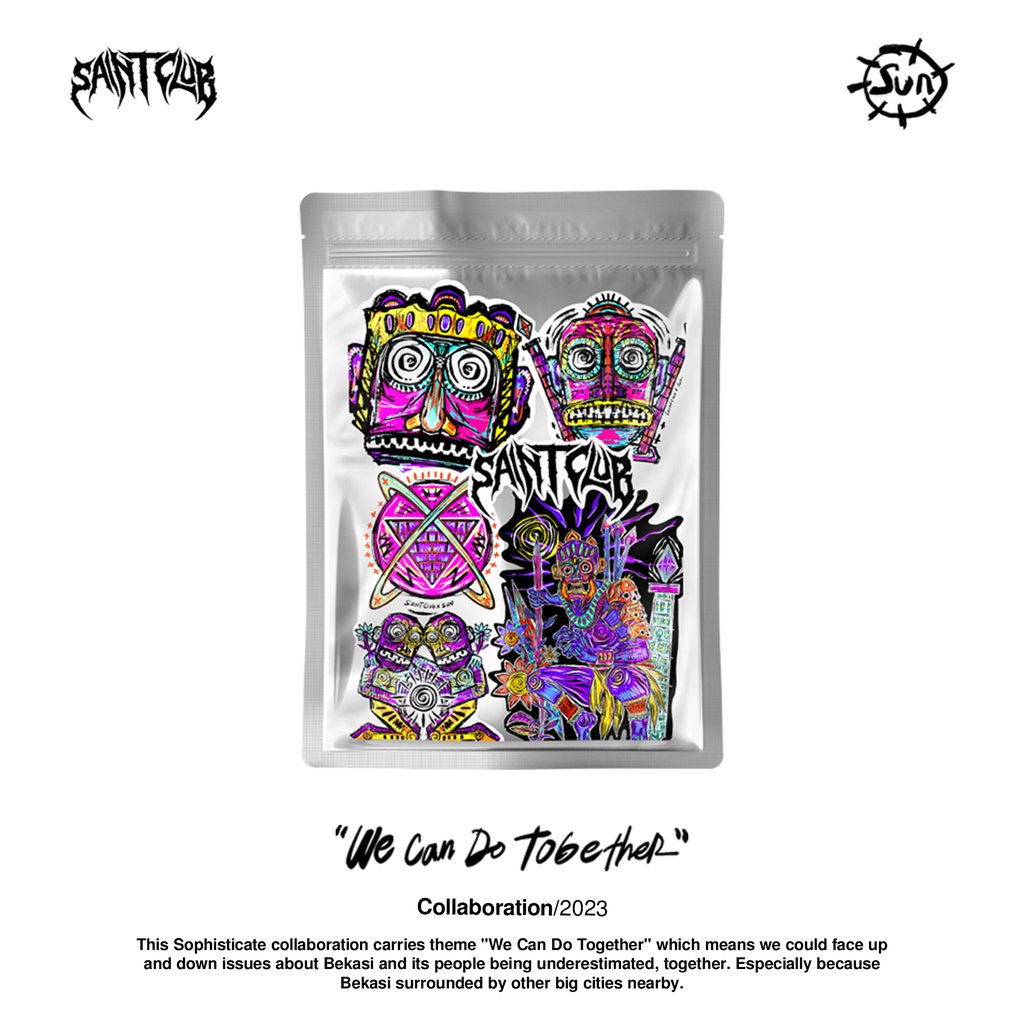 Jual STICKER PACK | SAINT CLUB X SECRET OF THE SUN | COLLABORATION 2023 ...