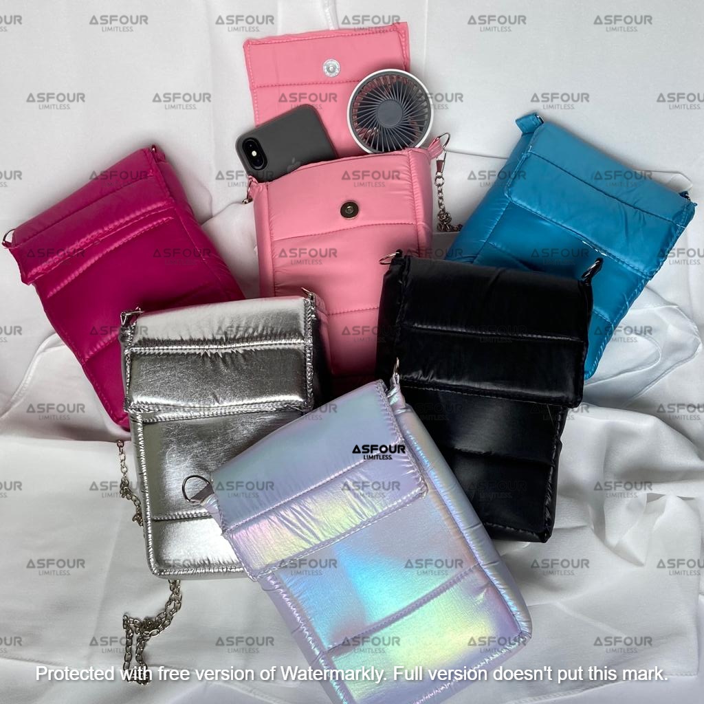 Jual Storeallen - Pocket Puffy Tas Wanita Parasut Puffy Bag Sling Phone ...