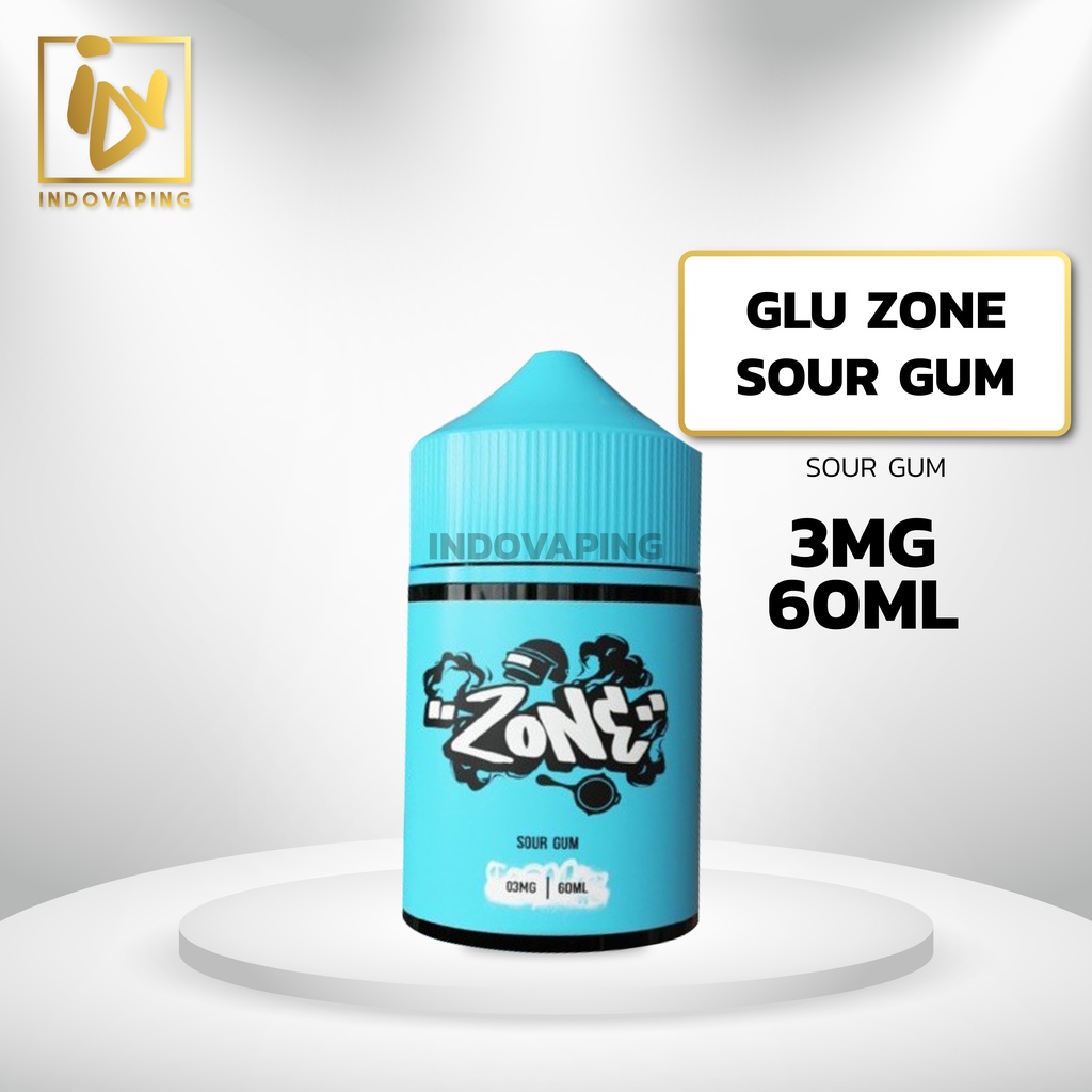 Jual Liquid Vapor Vape - Glu Zone Sour Gum Bubblegum Sour 3mg 60ml By ...