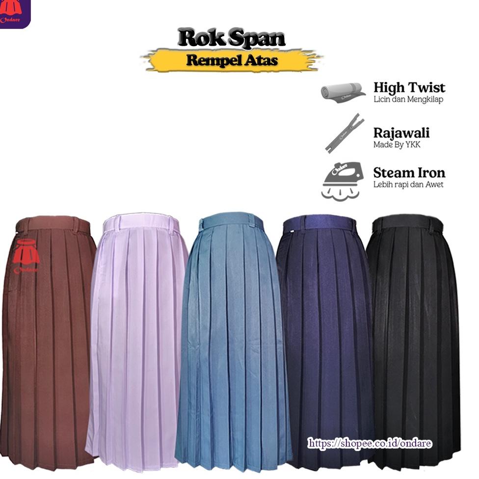 Jual [ART. 5096] ROK SEKOLAH MODEL REMPEL BELAH SPAN UNTUK SERAGAM SMA, SMP, dan SD/MI | Shopee ...