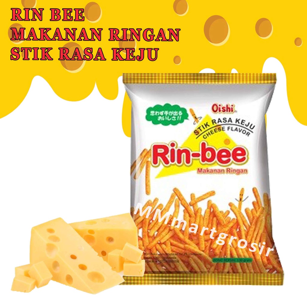 Jual Oishi Rin-Bee / Makanan Ringan Stick / Cemilan Stick Rasa Keju ...