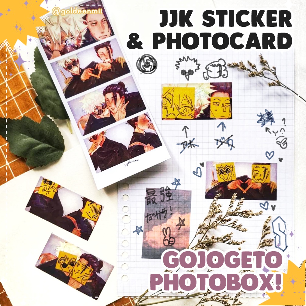 Jual [READY STOCK] JJK - Jujutsu Kaisen Gojo Geto Sticker Photobox ...
