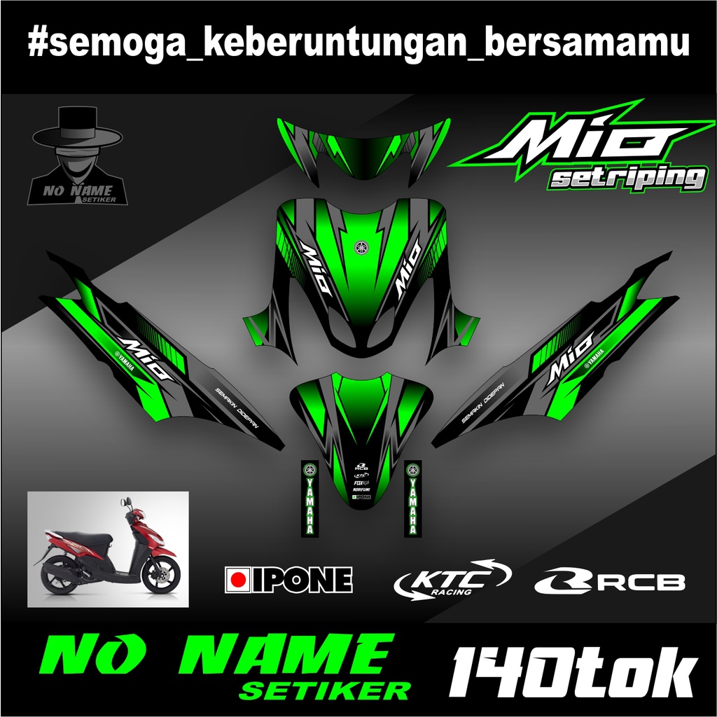 Jual decal stiker mio sporty / smile full body (140tok) 2008 2009 2010 ...