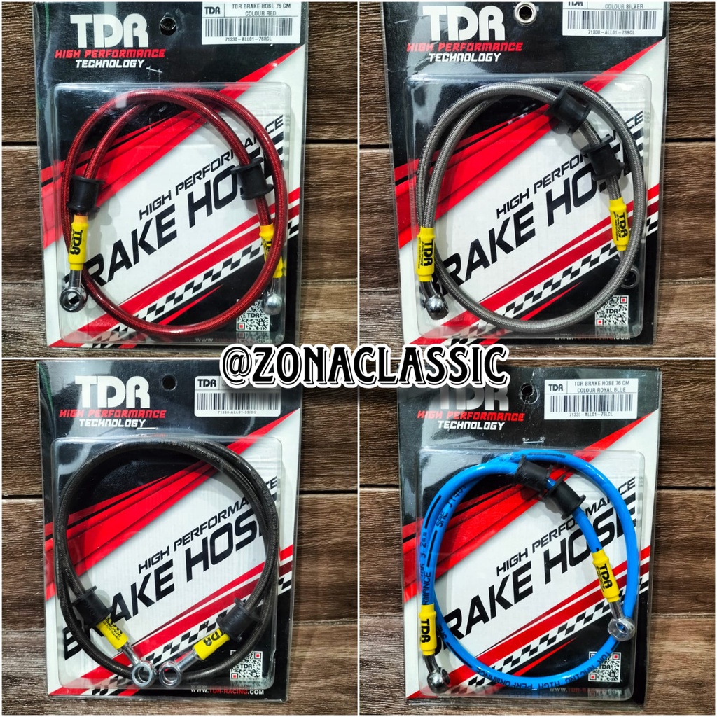 Jual SELANG REM TDR BLACK KARBON / SELANG CAKRAM VARIASI universal ...