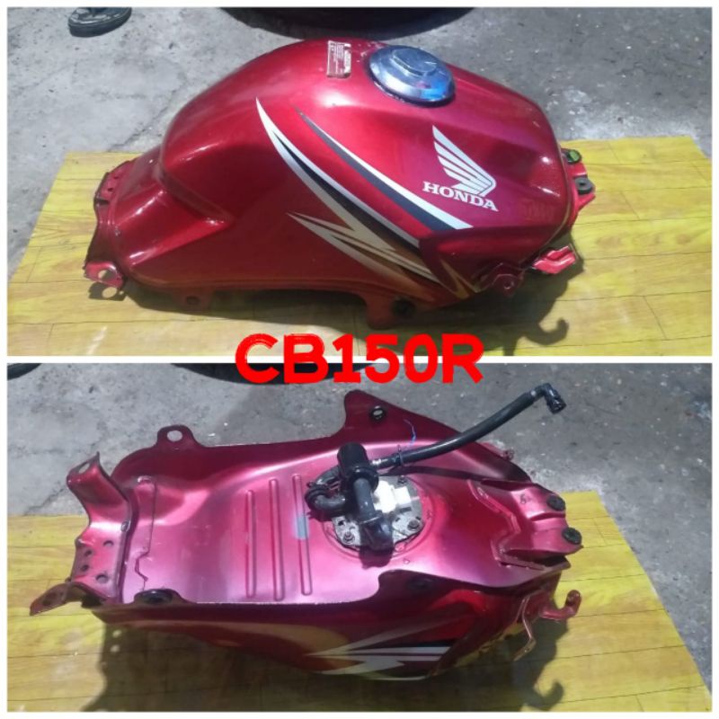 Jual tangki honda cb150r merah original kumplit 2nd copotan | Shopee ...