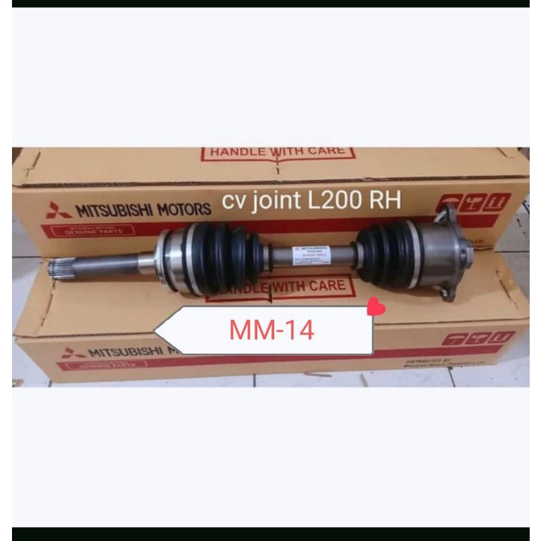 Jual CV JOINT ASSY DRIVE SHAFT ASSY AS RODA DEPAN L200 STRADA KANAN ORI | Shopee Indonesia