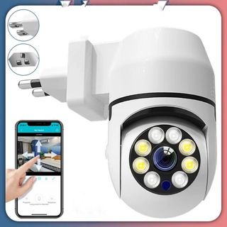 Jual IP Camera colokan listrik ptz v380 indoor cctv wifi 8MP | Shopee ...