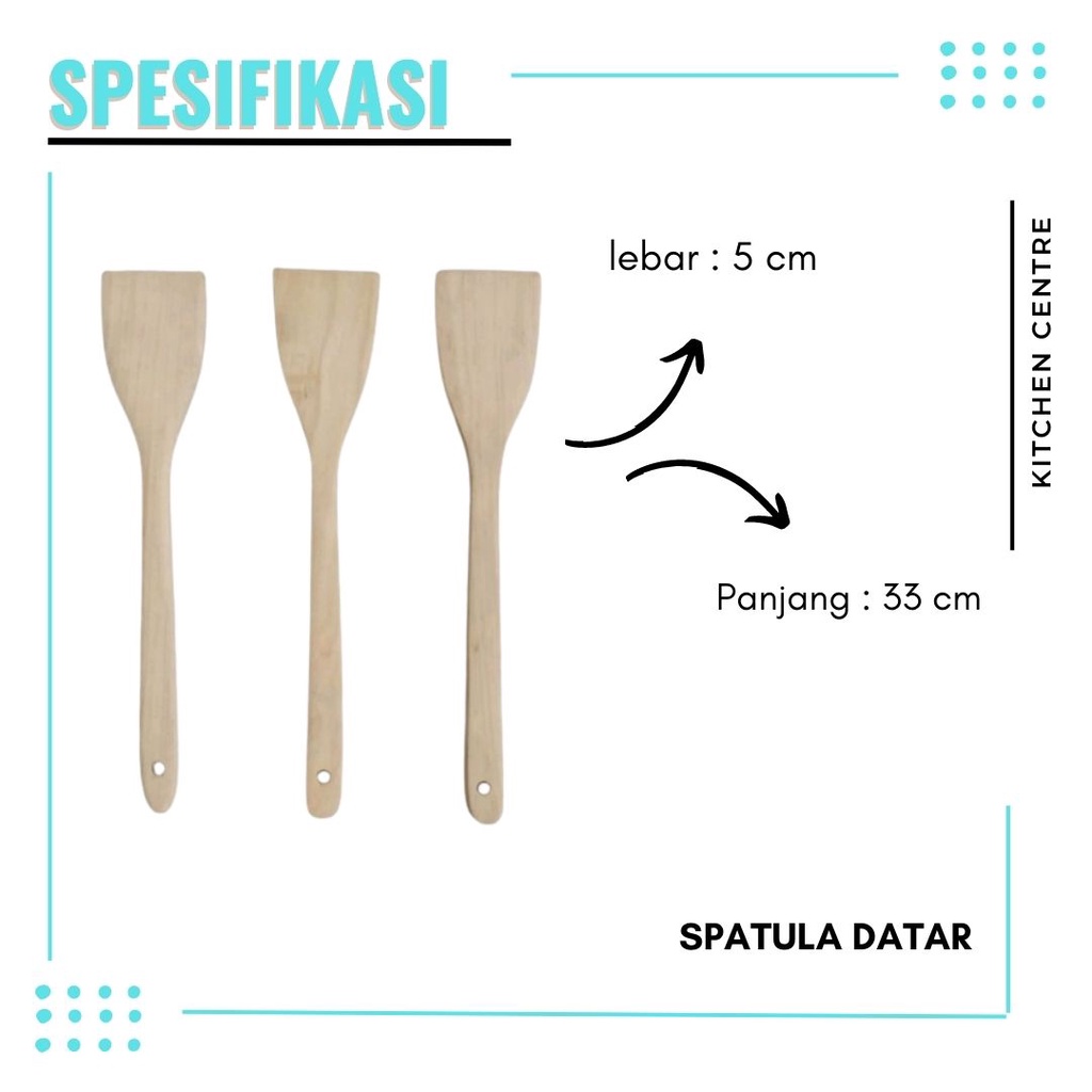 Jual Spatula Kayu Susuk Kayu Penggorengan Sutil Kayu Irus Sutil ...