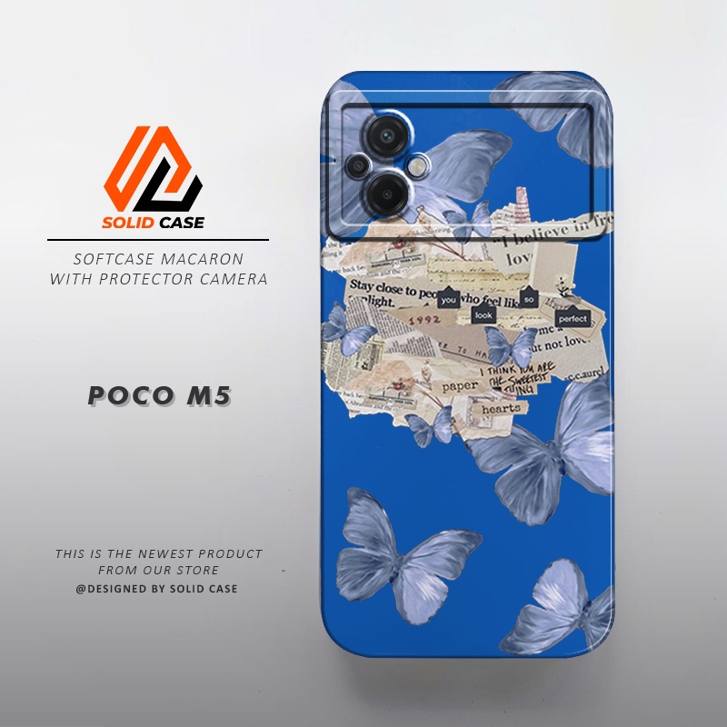 Jual Case Poco M5 - Casing Poco M5 [Butterfly] Solid Case HP Terbaru ...
