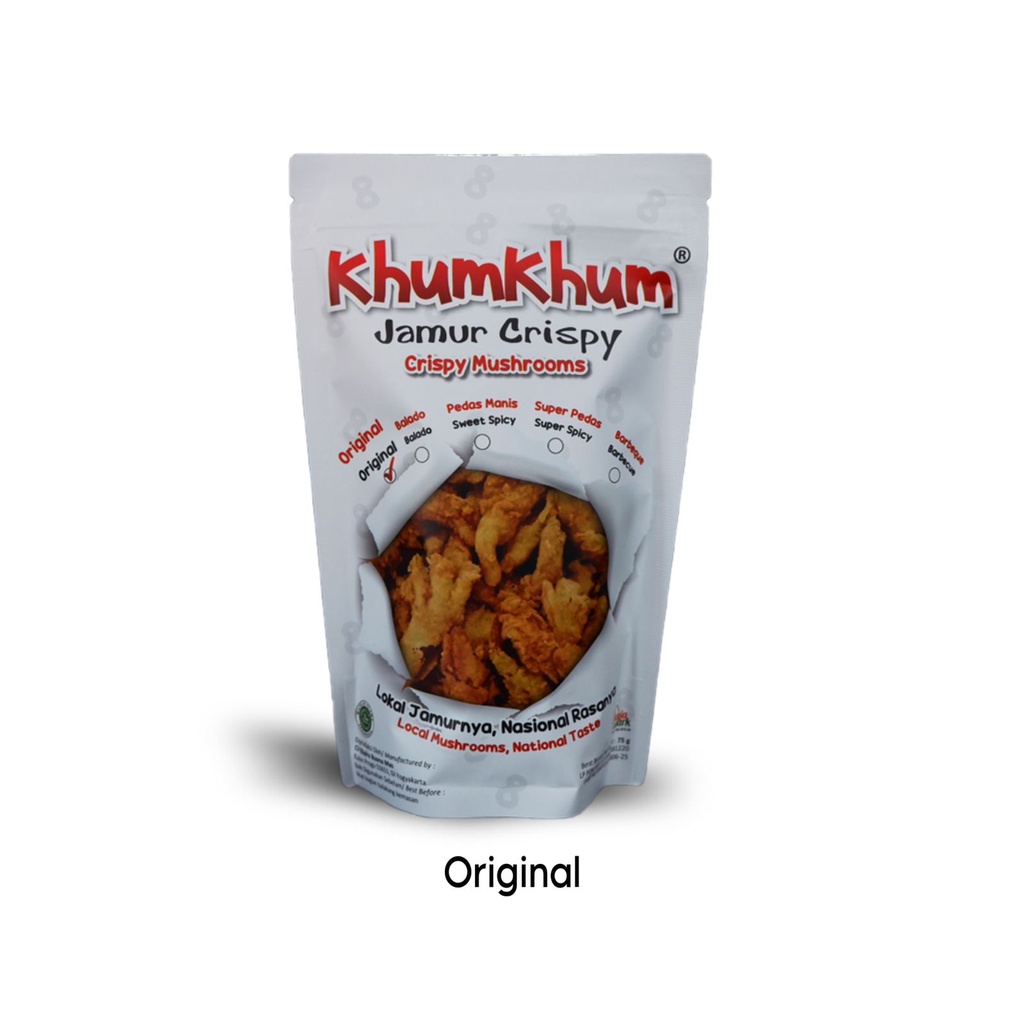 Jual Jamur Crispy Halal MUI Makanan Sehat Camilan Snack Bu Tjitro 1925 ...