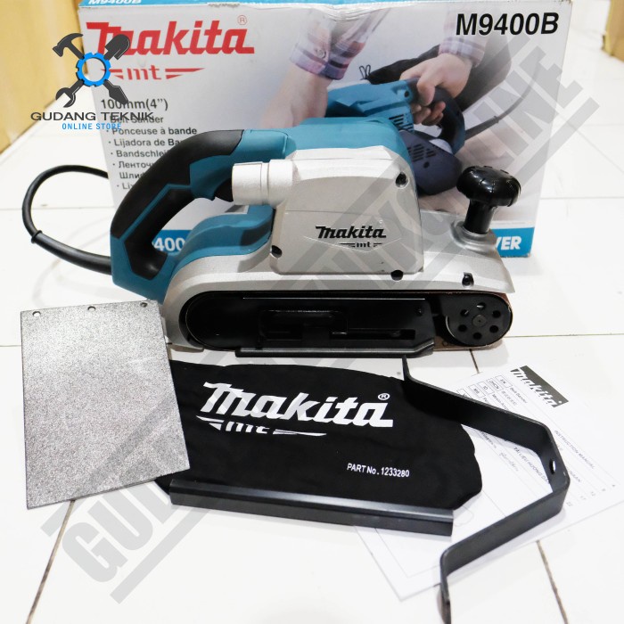 Jual Mesin Amplas Tank Tangan M9400B MAKITA / Belt Sander Amplas ...