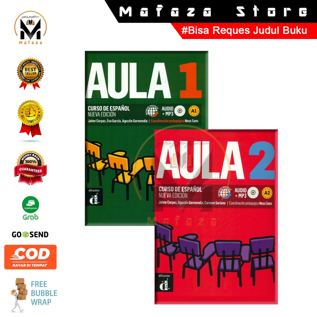 Jual Aula 1 & 2 Nueva edicion Libro del alumno | Shopee Indonesia
