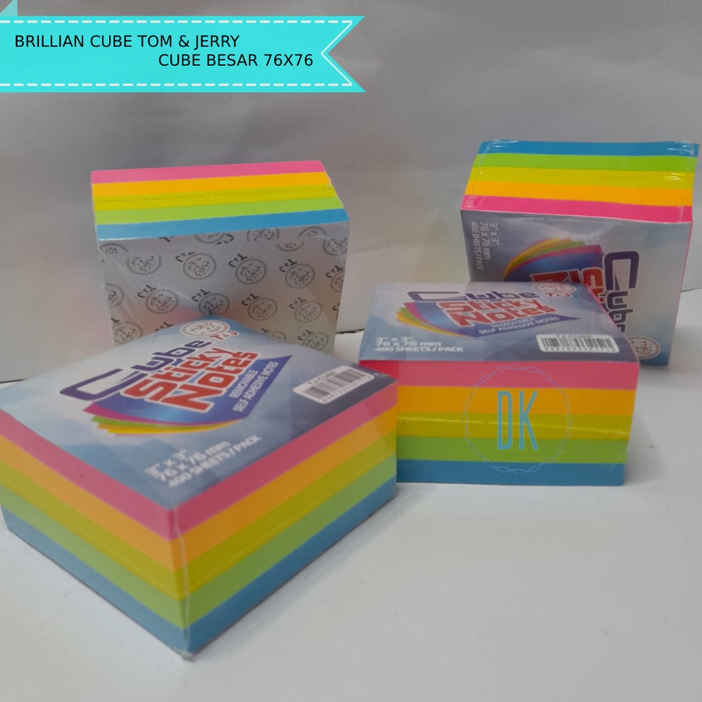 Jual sticky notes / brilian cube T&J / sticky notes besar | Shopee ...