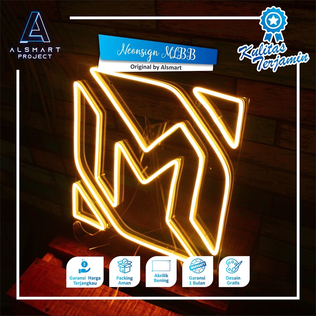 Jual Lampu LED Neon Flex Game E-Sport Bisa Custom Hiasan Lampu Kamar ...