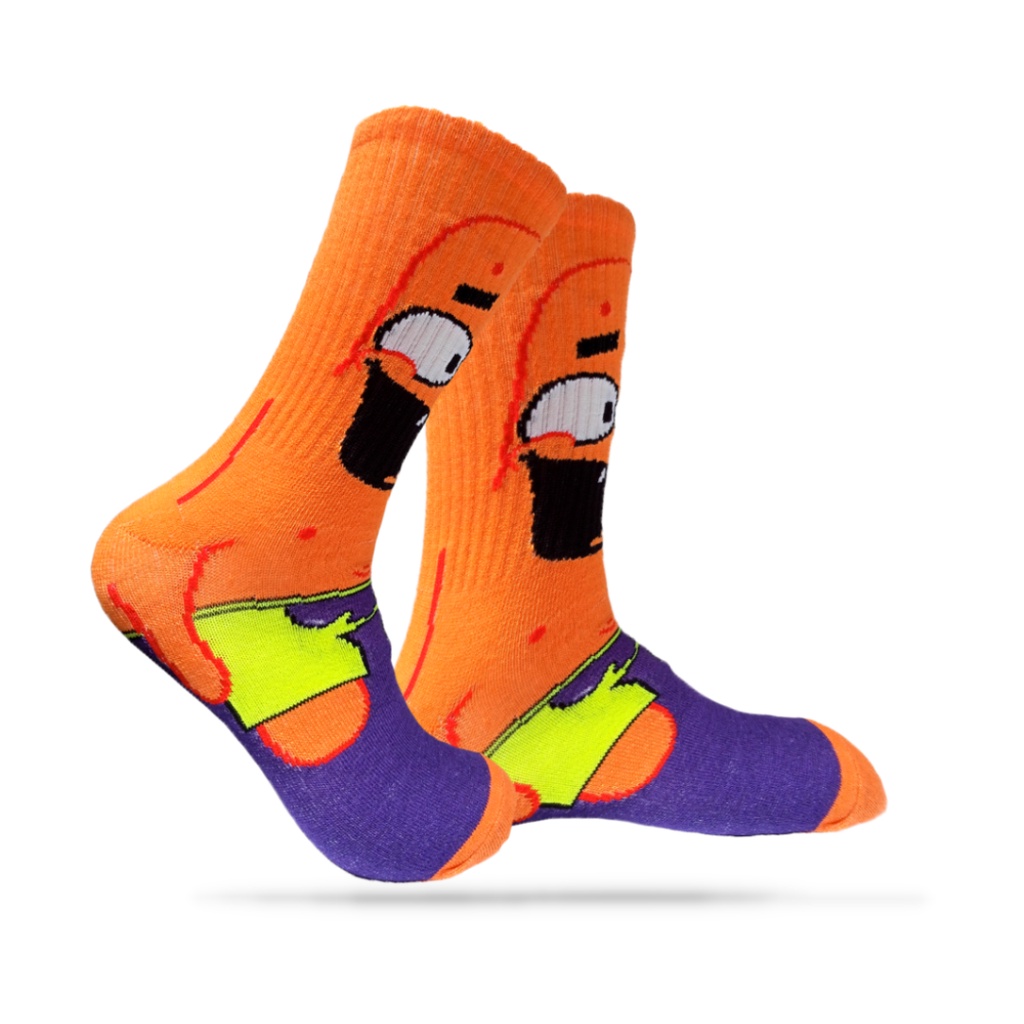 Jual Kaos Kaki Oldschool Skata Motif Patrick Senyum - The Hawking ...