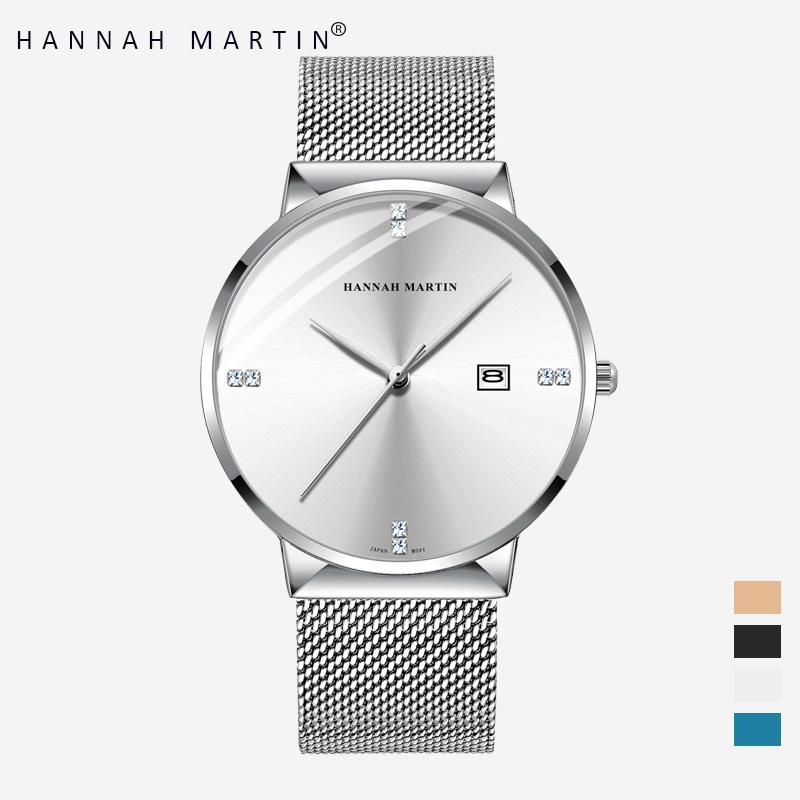Jual HANNAH MARTIN Jam Tangan Pria 100% Original Tahan air COWOK ...