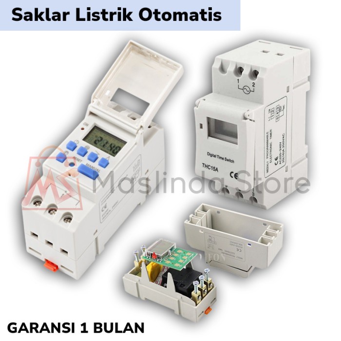 Jual Termurah Saklar Listrik Otomatis Timer Time Switch Relay 220v 16a