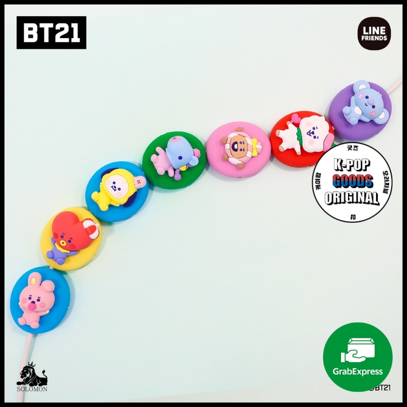 Jual OFFICIAL BTS X BT21 Cable Mascot Ver. 2 | Shopee Indonesia