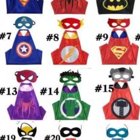Jual jubah topeng jubah elsa frozen biru / jubah superman | Shopee ...