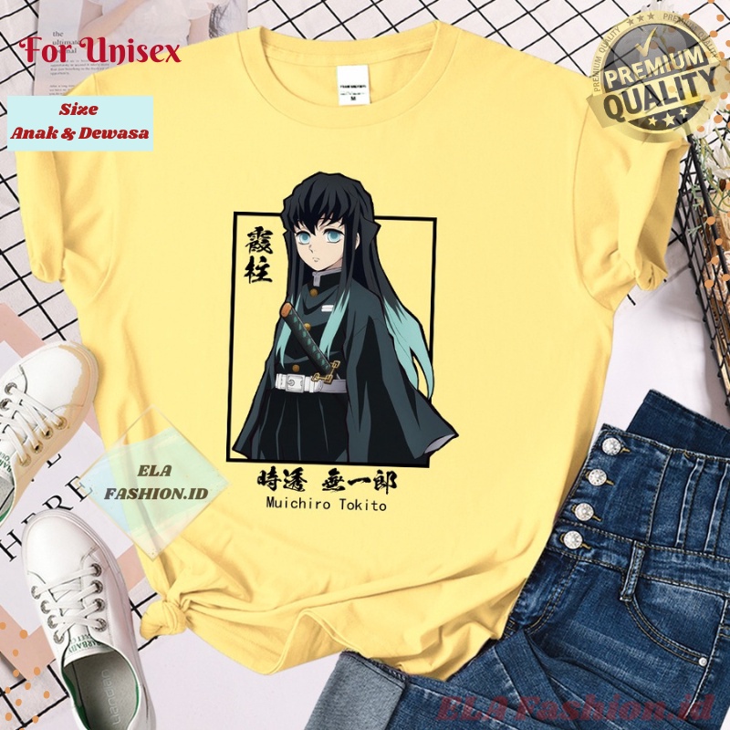 Jual Muichiro Tokito T shirt - Kaos Demon Slayer Anime Kimetsu No Yaiba ...