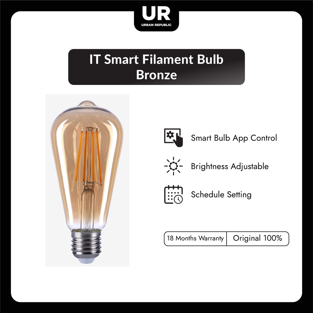 Jual IT Smart Filament Bulb - Bronze | Shopee Indonesia