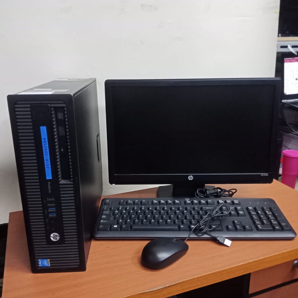 Jual paket cpu komputer PC Hp destop/Core i7-4770 3.40ghz/8gb/SSD 256Gb ...