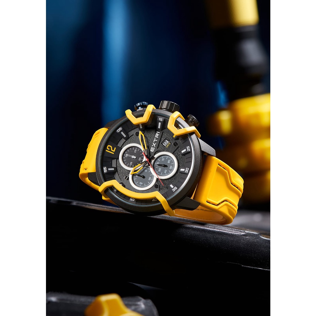 Jual Extri Watch Original X6054 Chronograph Bergaransi 1 Tahun | Shopee Indonesia