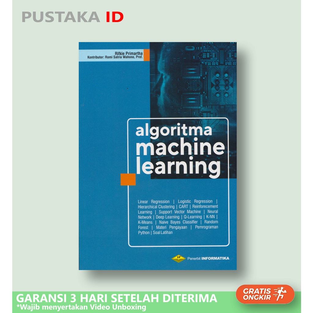 Jual Buku Algoritma Machine Learning - Rifkie Primartha | Shopee Indonesia