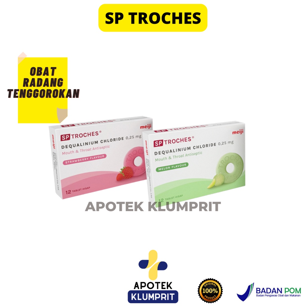 Jual SP TROCHES / throches / permen radang tenggorokan / vitamin ...