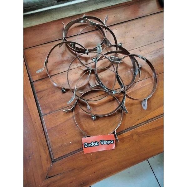 Jual Bracket adapter ring lampu daymaker 5.75inch Vespa classic ...