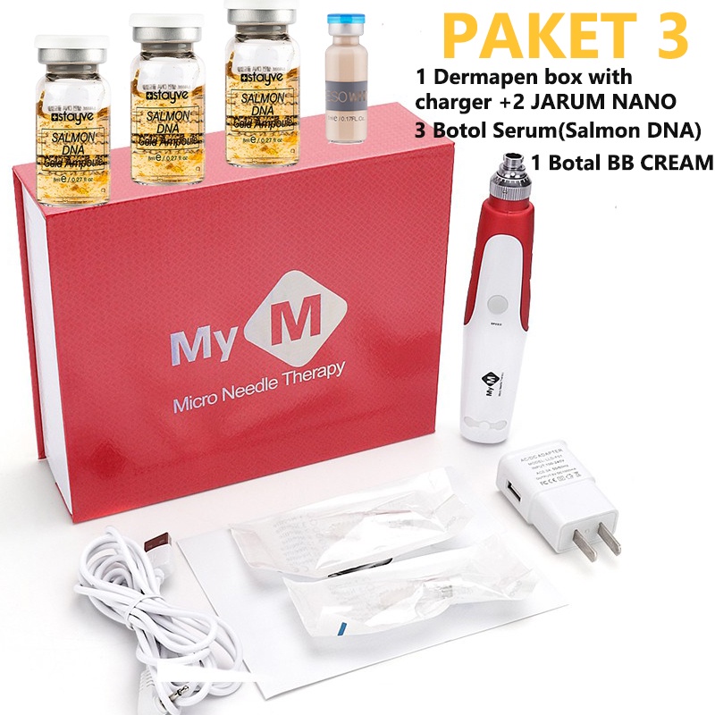 Jual New Mym Dermapen Nano Micro Needle Original Therapy Alat Buat Bb ...
