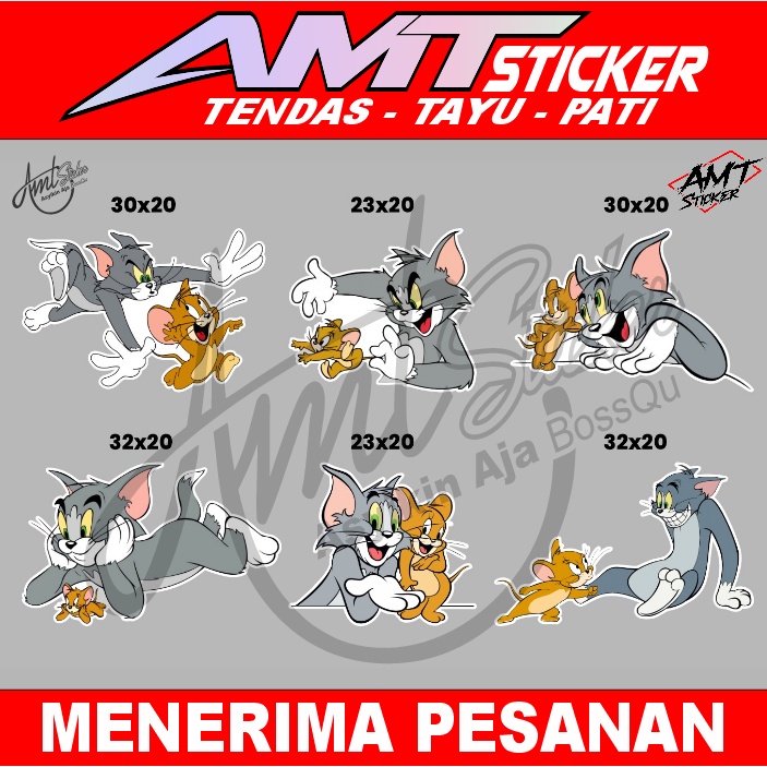 Jual Stiker Gambar Tom & Jerry - Sticker Kartun | Shopee Indonesia