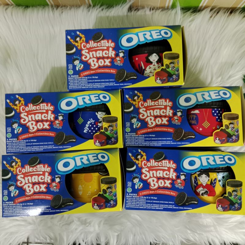 Jual OREO Collectible Snack Box isi 2 OREO 119.6gr dan 1 Collectible ...