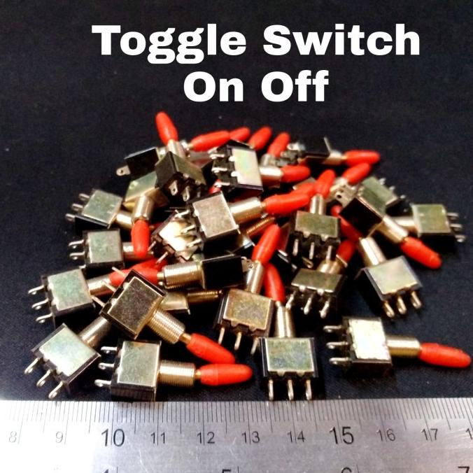 Jual (PWJP) TOGGLE SWITCH SAKLAR ON OFF 3PIN TIDAK ADA MUR | Shopee ...