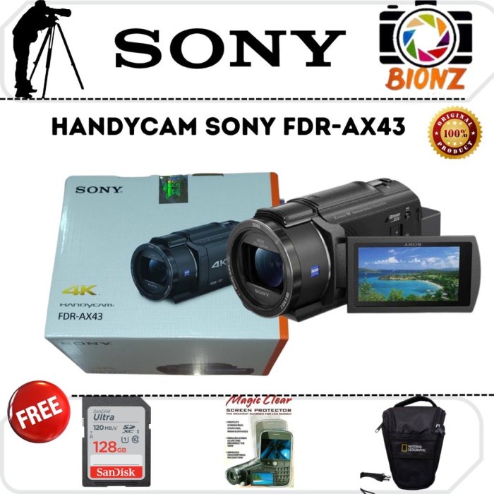 Jual HANDYCAM SONY FDR-AX43 / HANDYCAM SONY AX43 | Shopee Indonesia