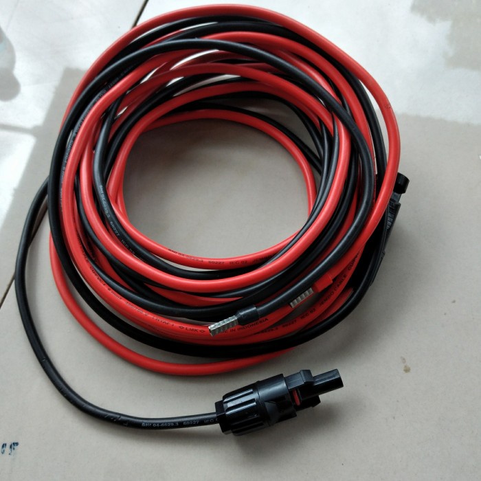 Jual kabel solar panel merk jembo 2x6mm 5meter | Shopee Indonesia