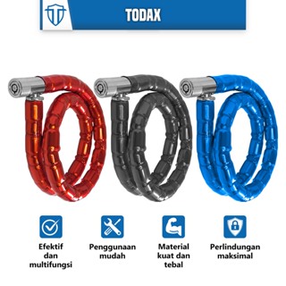 Jual TODAX Gembok Sepeda/Kunci Gembok Rantai Sepeda/Sepeda Motor/Helm ...