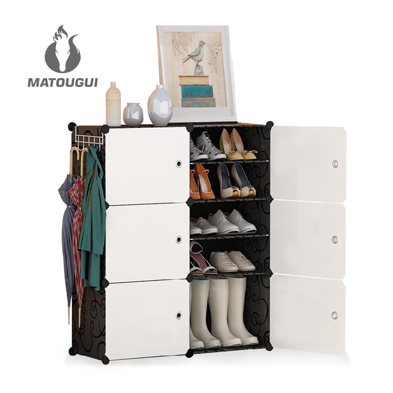 Jual MATOUGUI - Lemari Rakit Portable Serbaguna Kotak Sepatu Portable ...