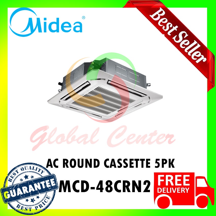 Jual MIDEA AC Round Cassette, 5 PK MCD-48CRN2 GARANSI RESMI | Shopee ...