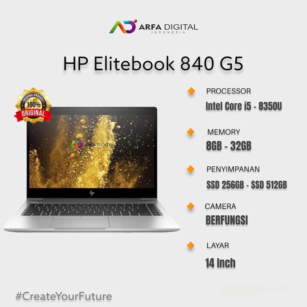 Jual Laptop HP Elitebook / Probook Core I7 / I5 RAM 8GB SSD 256GB Murah ...
