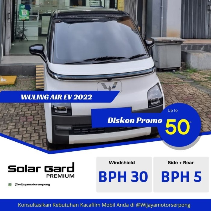 Jual SOLARGARD PREMIUM FULL Package BlackPhantom WULING AIR EV 28 | Shopee Indonesia