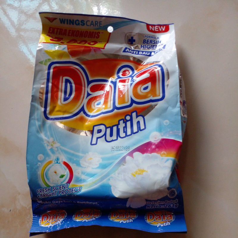 Jual daia detergent bubuk 250 gram | Shopee Indonesia